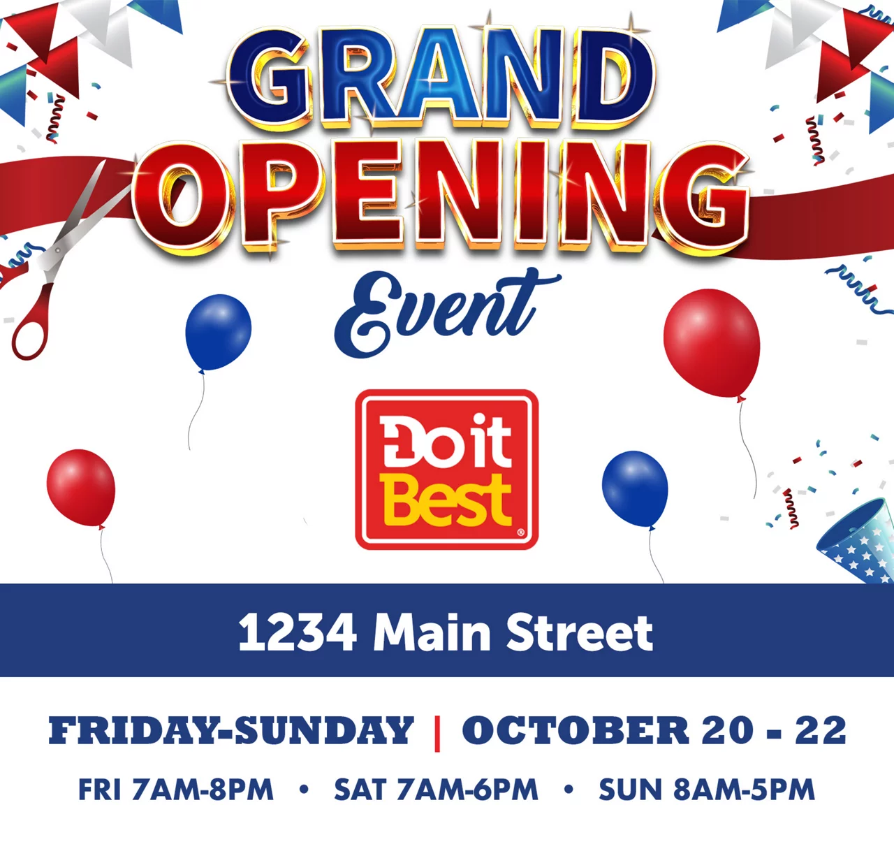 Main Street Hardware Grand Opening Event | DiB Training