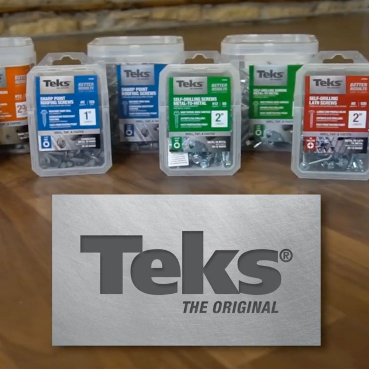 Teks #14 x 3 In. Phillips Flat Head Self-Drilling Wood to Metal Screw ...