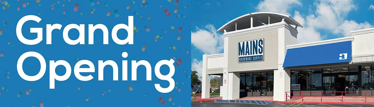Grand Opening | Mains Hardware Supply