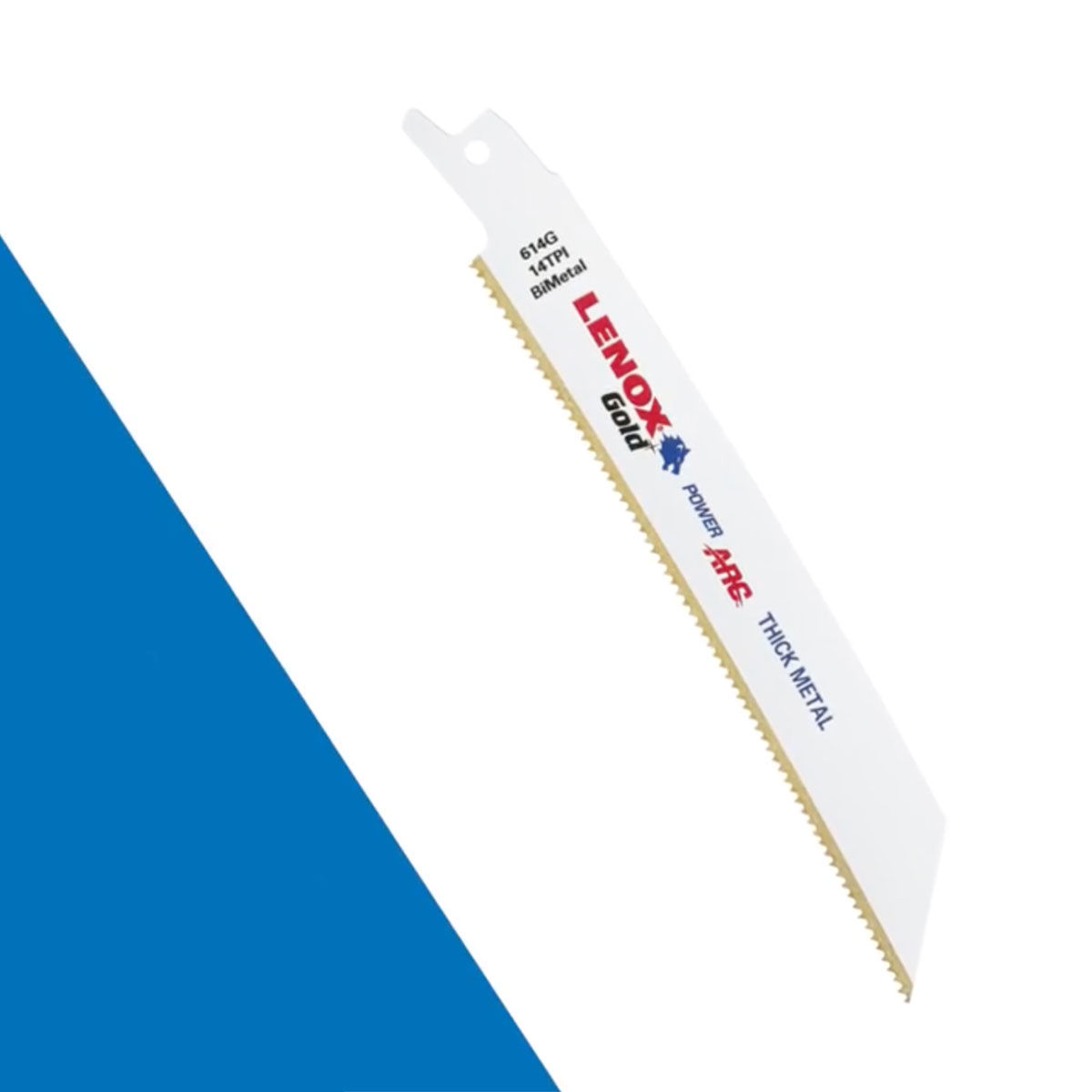 Lenox Gold Power Arc 8 In. 18 TPI Metal Curved Reciprocating Saw Blade ...