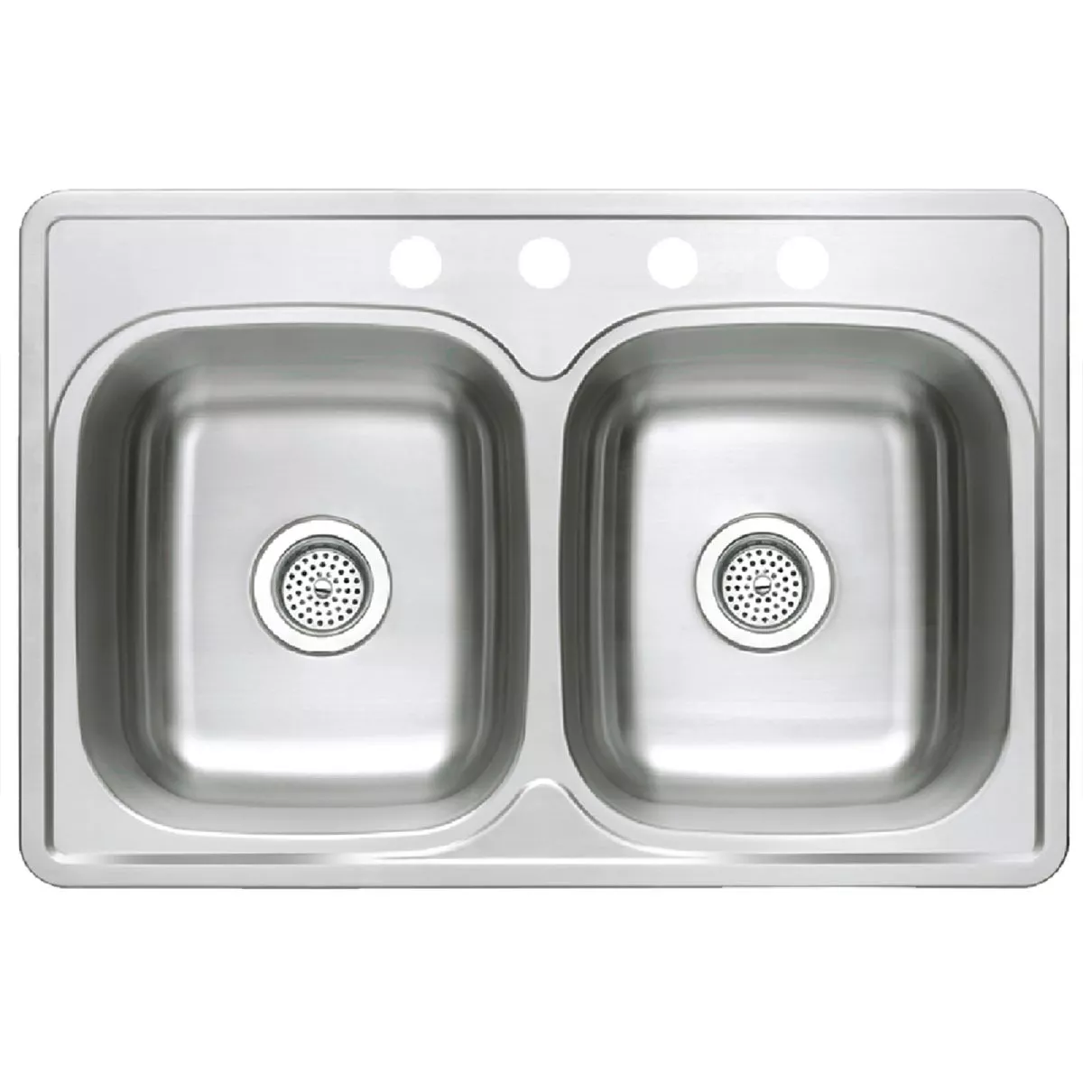 Compass Manufacturing Double Bowl 33 In. x 22 In. x 8 In. Deep ...