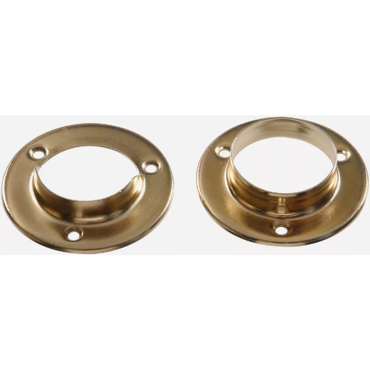 Hardware Essentials 1-3/8 In. Metal Closet Rod Socket, Brass | True ...