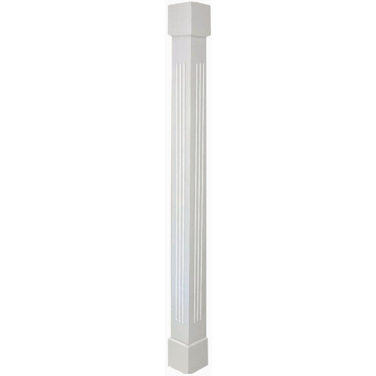 HB&G 6 In. x8 Ft. Fluted "L" Shaped White PVC Post Wrap | Do it Best