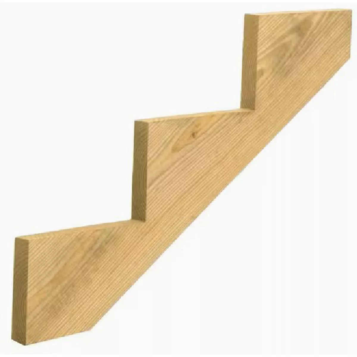 3-Step Ground Contact Pressure Treated Stair Stringer | Do it Best