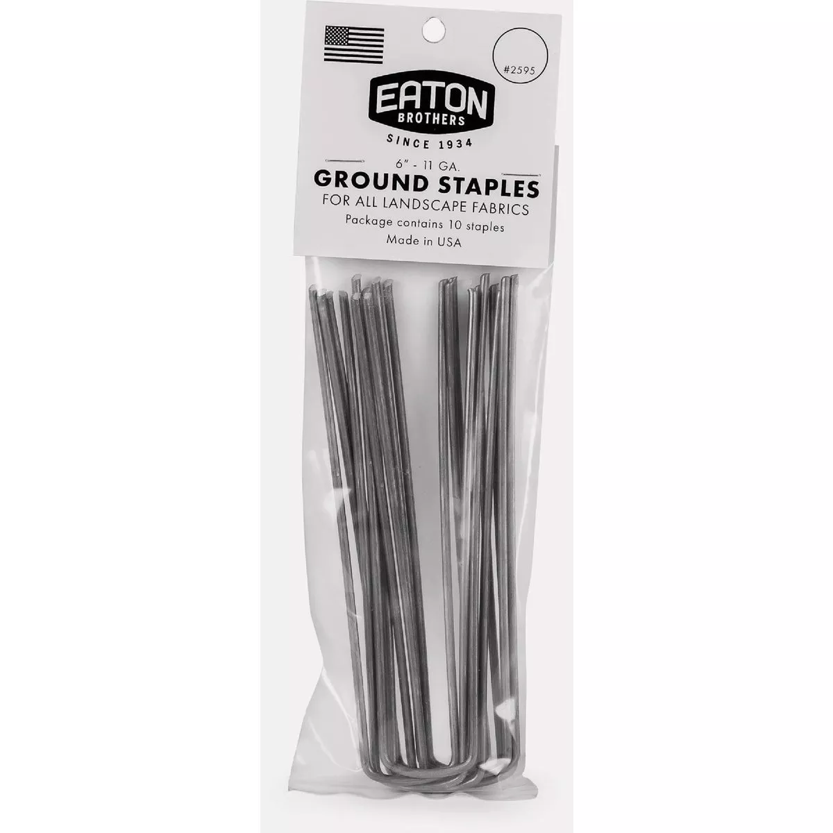 Eaton Brothers 1 In. x 6 In. 11 Ga. Ground Staples (10-Pack) | Do it Best