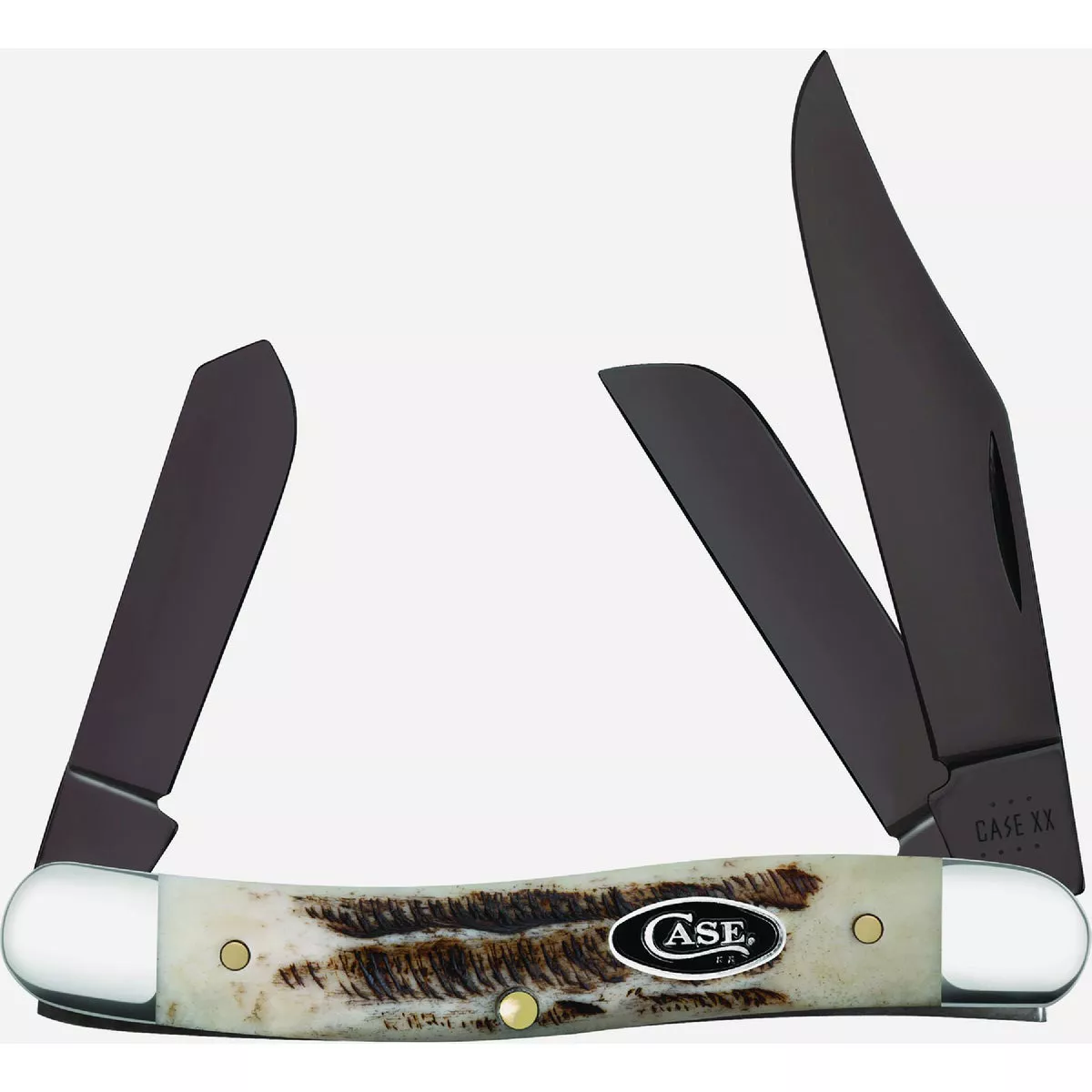 Case Stockman Vintage Bone Pocket Knife with PVD Coated Blades | True ...