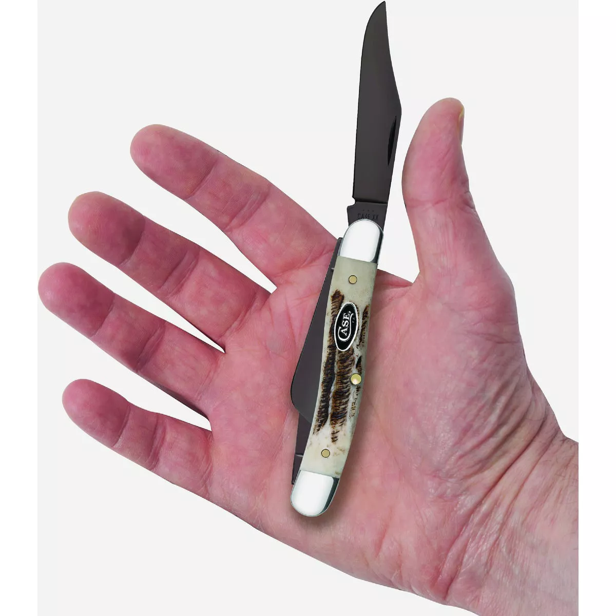 Case Stockman Vintage Bone Pocket Knife with PVD Coated Blades | True ...