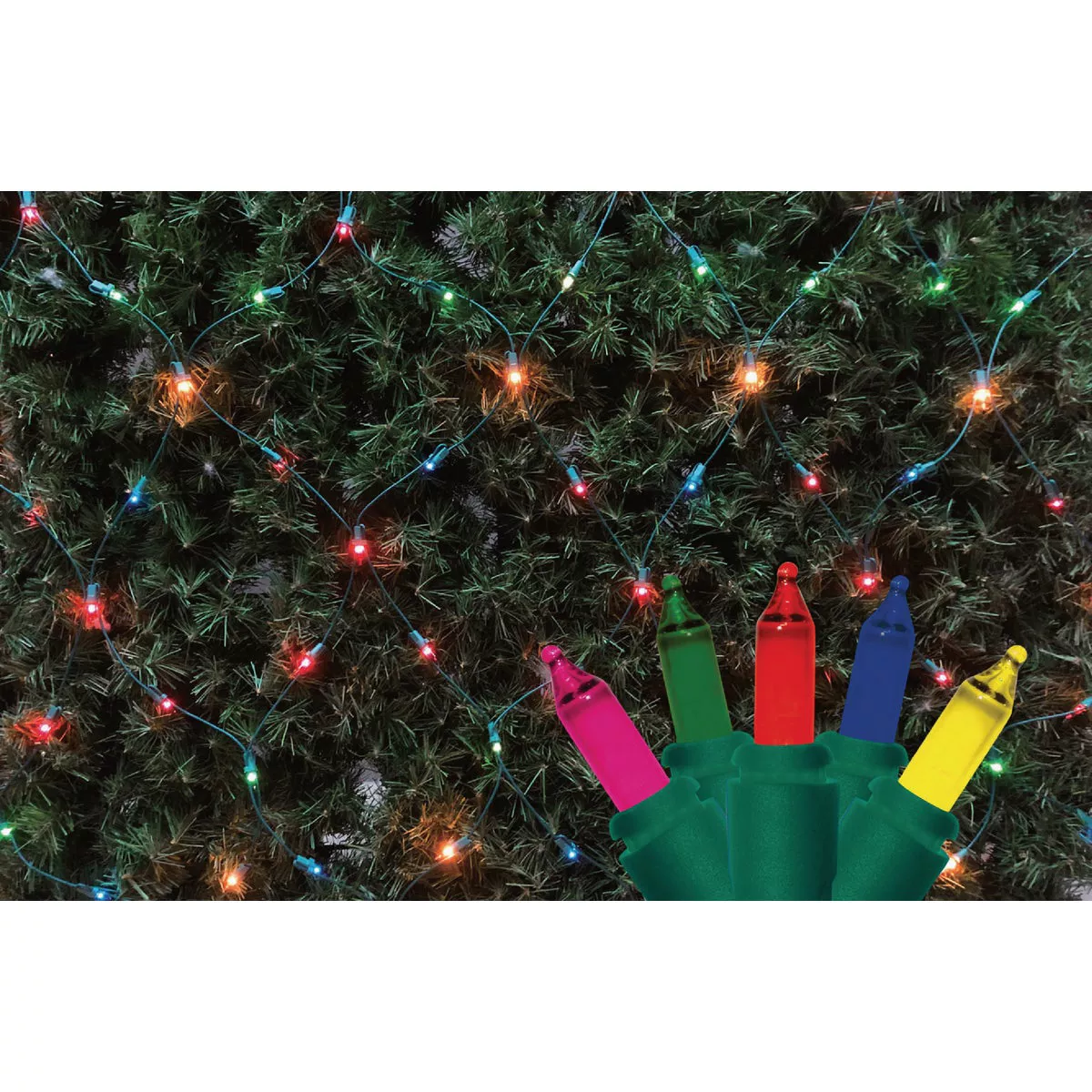 Brite Star Clear 150-Bulb Incandescent 4 Ft. x 6 Ft. Net Light Set ...