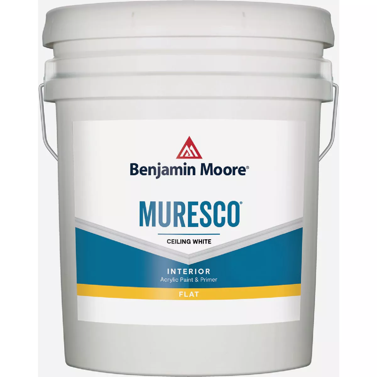 Benjamin Moore Muresco Acrylic Latex Flat Ceiling Paint, Classic ...