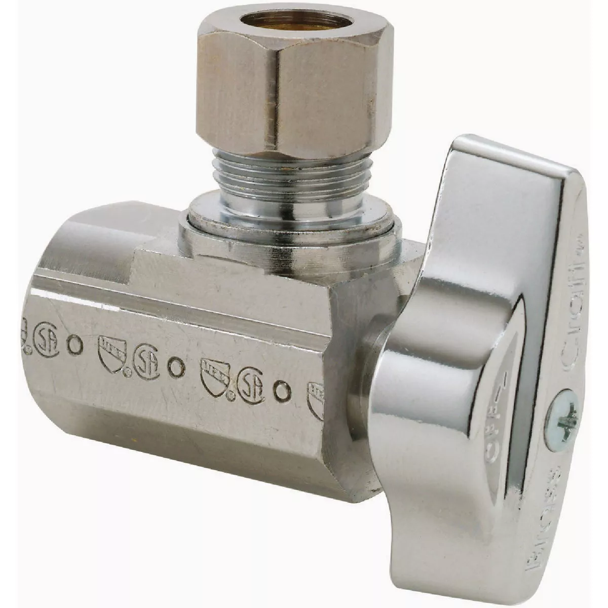 Brasscraft 3/8x3/8 IP CHR ANG Valve | True Value Hardware