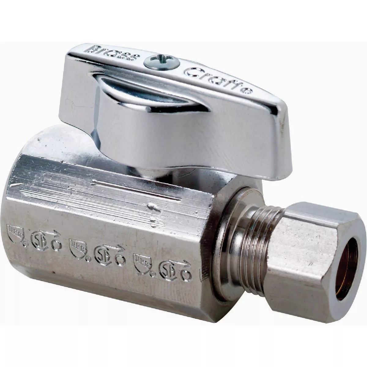 Brasscraft 1/2 In. x 3/8 In. Chrome STR Valve | True Value Hardware