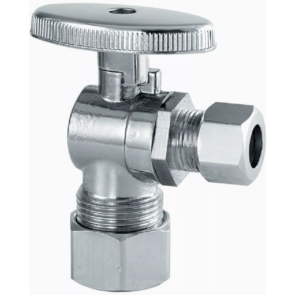 Plumb Craft 1/2 In. Compression x 3/8 In. Compression Quarter Turn ...