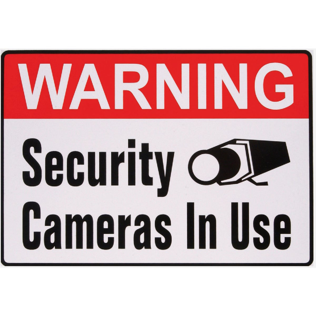 Hillman Adhesive Security Cameras in Use Sign (4" x 6") | Do it Best