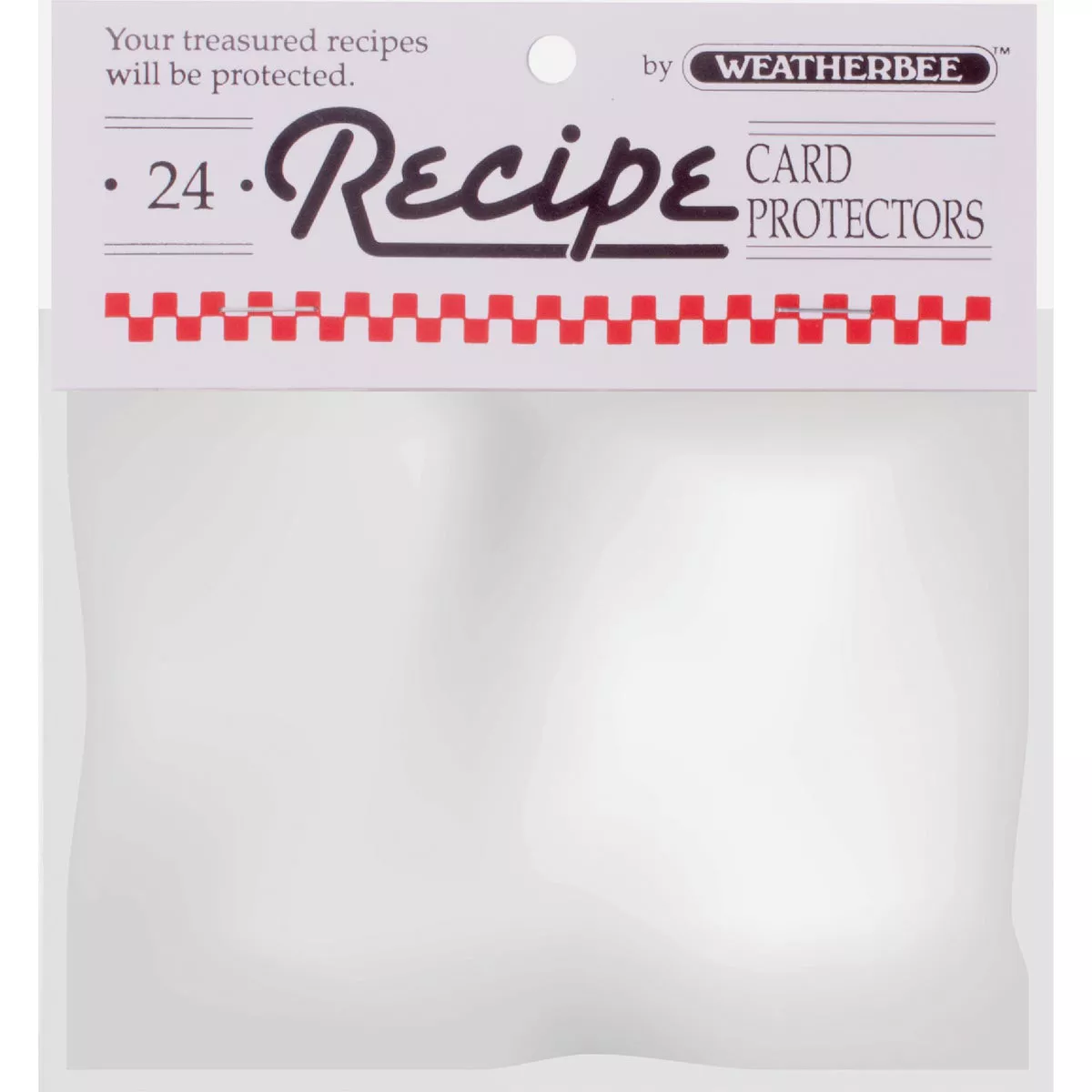 Weatherbee 4 In. x 6 In. Recipe Card Protectors (24-Count) | True Value ...