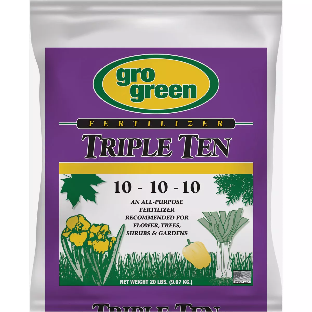 Gro Green Triple Ten 20 Lb. 10-10-10 Garden & Flower Fertilizer | Do it ...