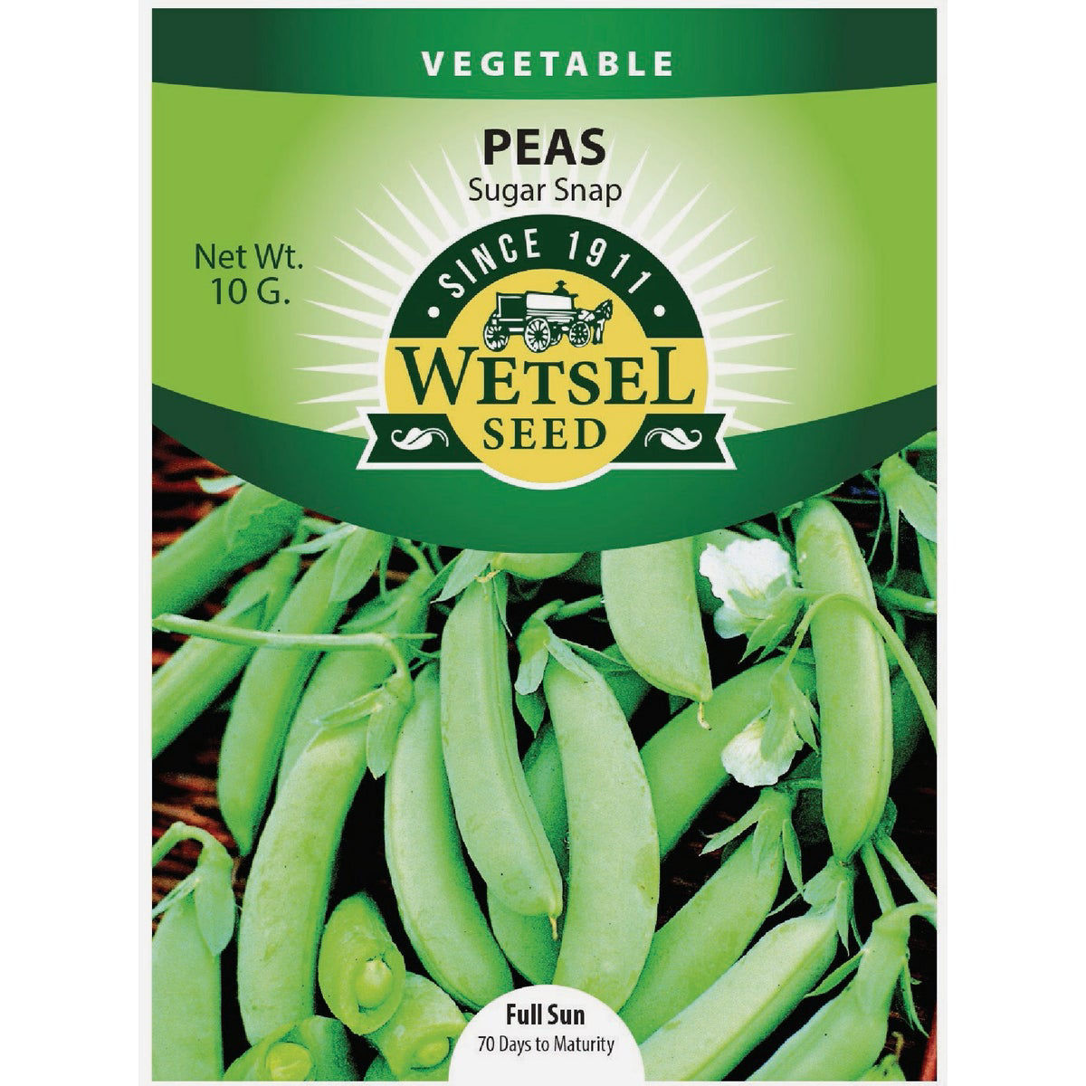 Wetsel Seed Sugar Snap Peas Seed Packet | Do it Best