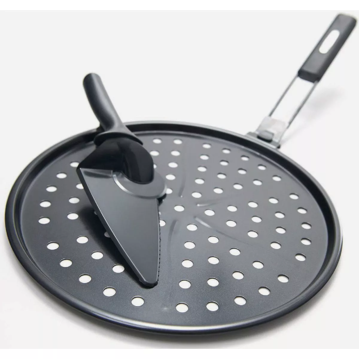 GrillPro 12 In. Non-Stick Pizza Pan with Cutter/Server | True Value ...