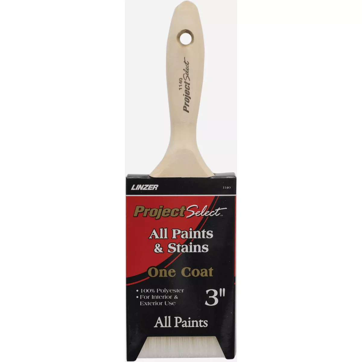 Linzer Project Select 3 In. One Coat Poly Varnish and Wall Brush ...