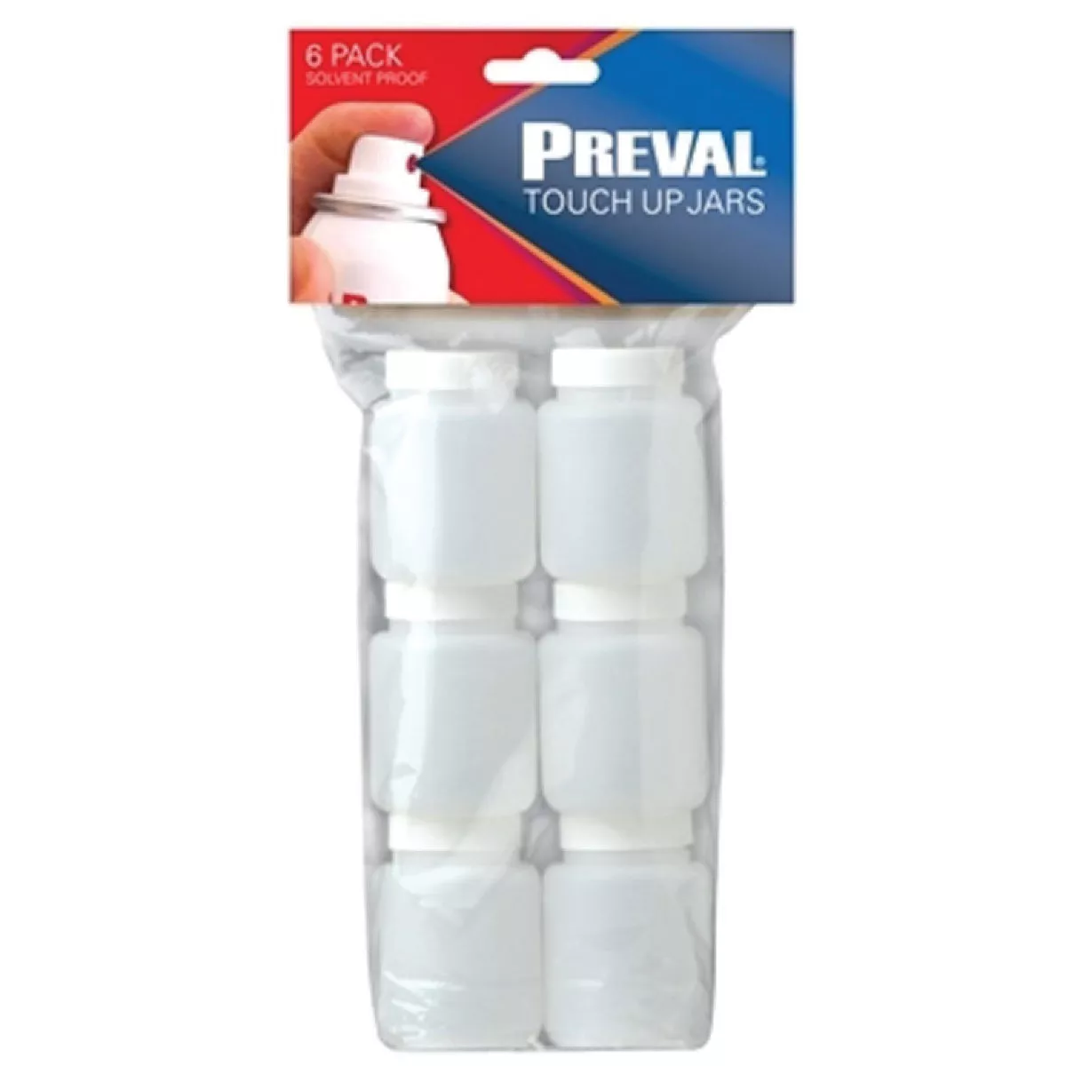 Preval 3 Oz. Plastic Touch-Up Jar (6-Count)- | True Value Hardware