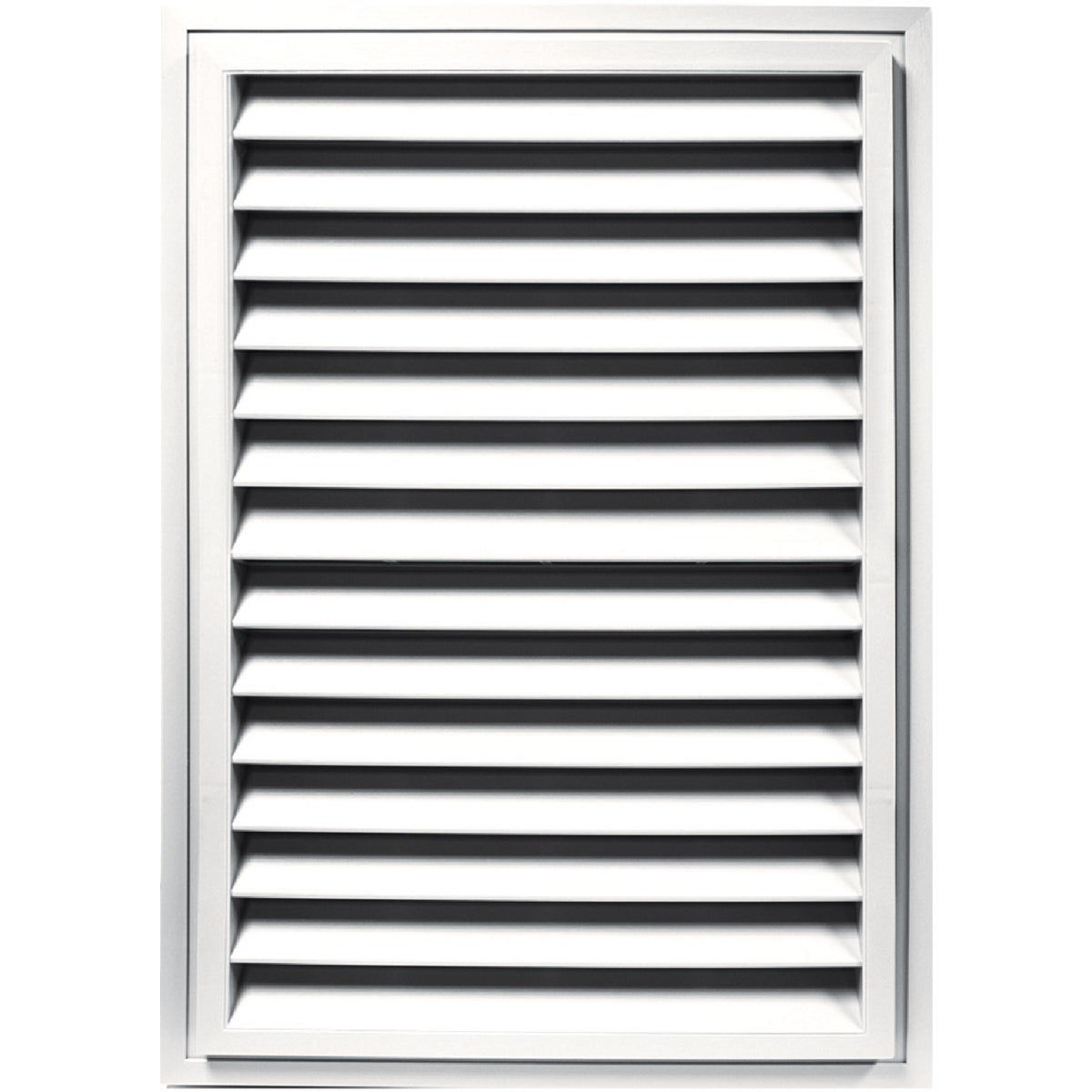 Builders Edge 20 in. x 30 in. Classic Rectangle Gable Attic Vent ...