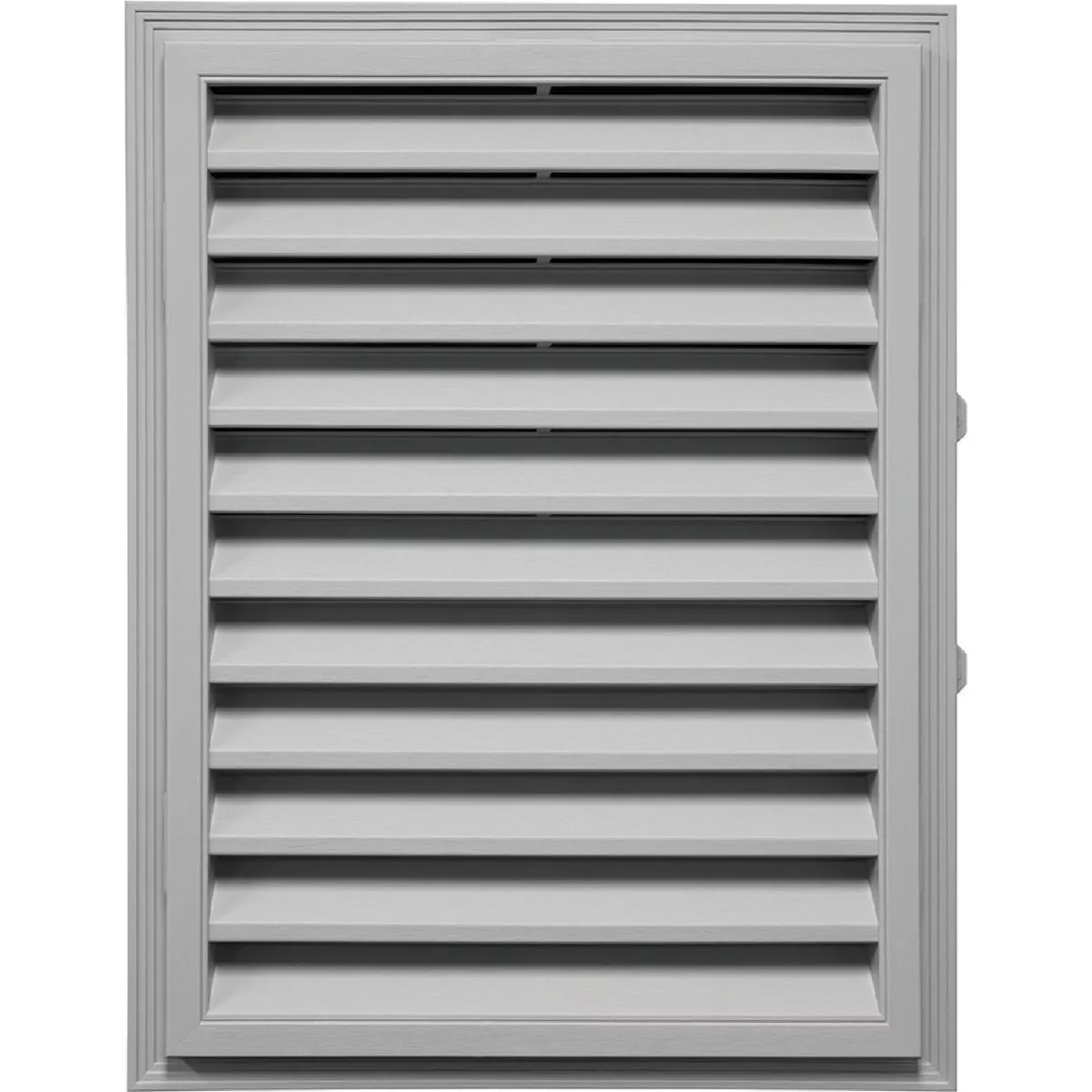 Builders Edge 18 in. x 24 in. Rectangular Gable Attic Vent, Paintable ...