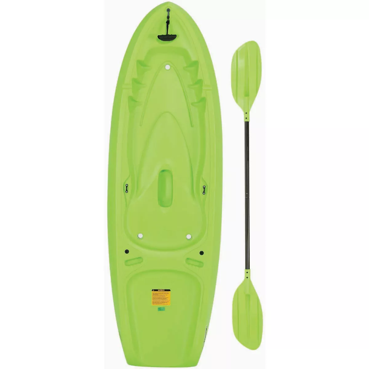 Lifetime Recruit 66 Lime Green Youth Kayak with Paddle | True Value ...