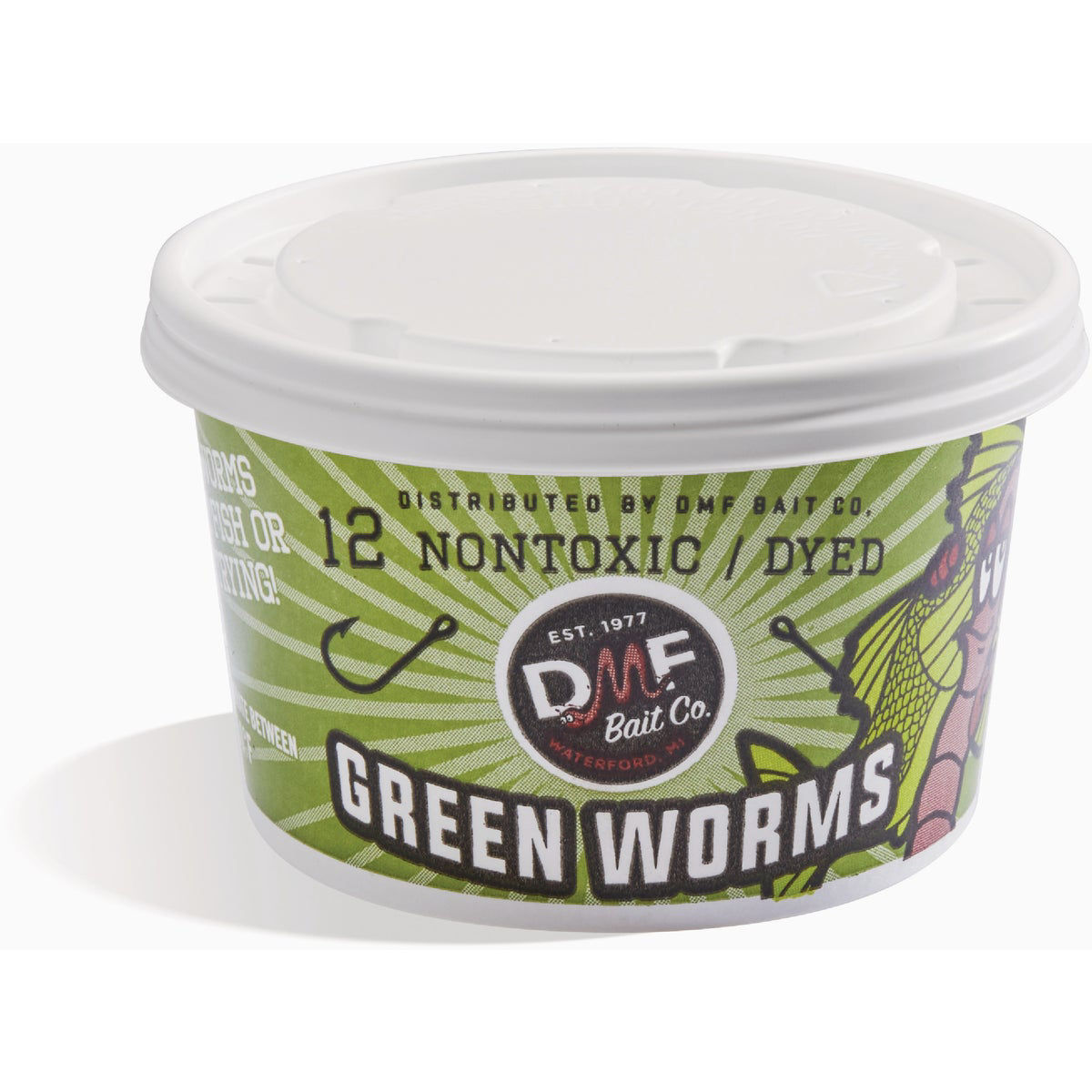 DMF Bait Co. Green Worms (12-Count) | Do it Best