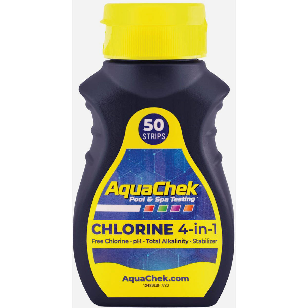 AquaChek 4-Way Yellow Chlorine Test Strips (50-Count) | Do it Best