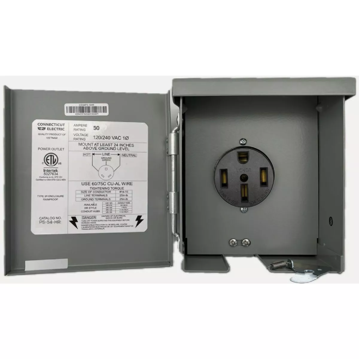 Connecticut Electric 50A 120/240V RV Outlet | True Value Hardware