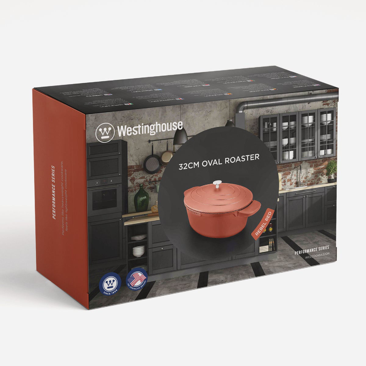 Westinghouse 12.5 In. Red Roaster with Lid | Do it Best