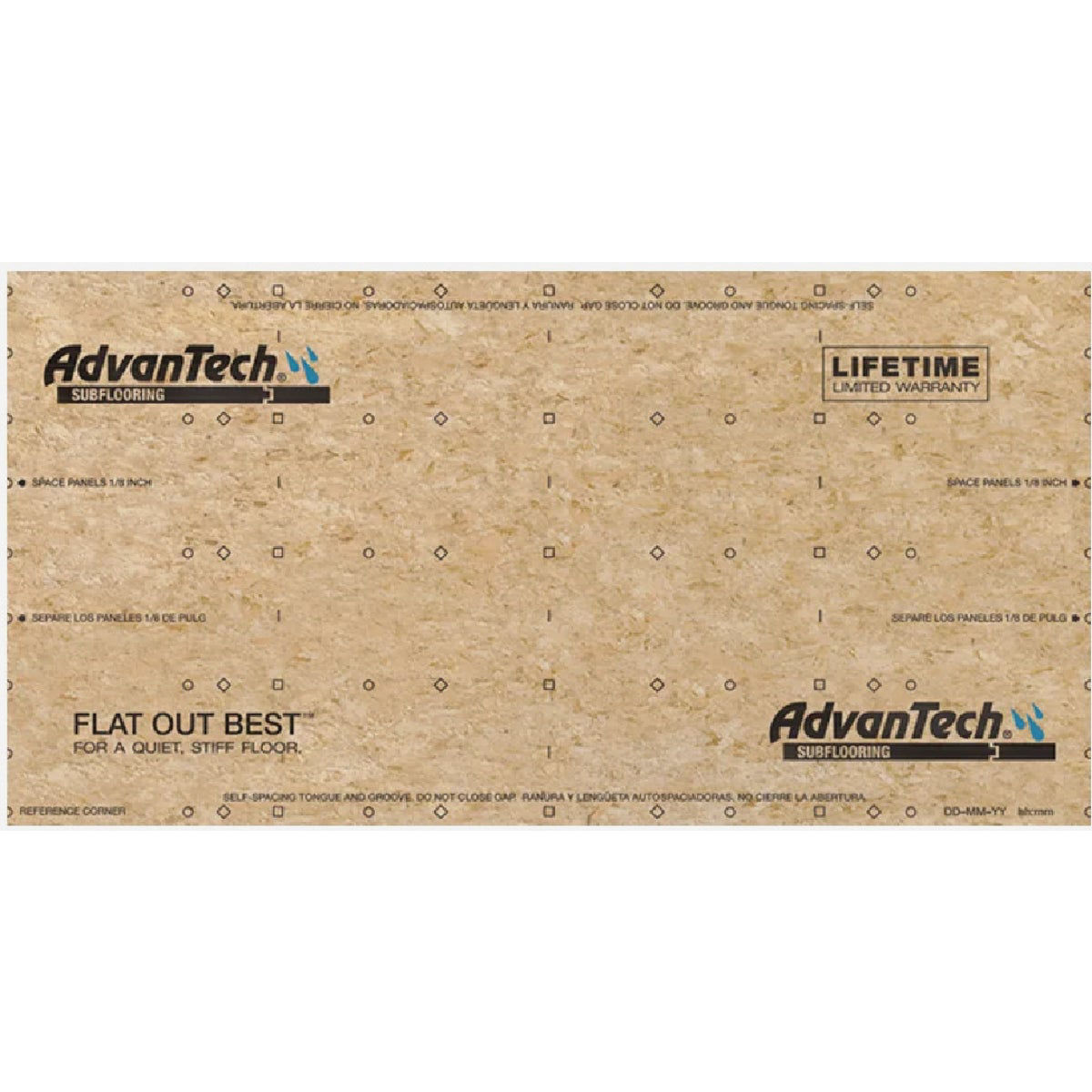 AdvanTech 23/32 In. x 4 Ft. x 8 Ft. Tongue & Groove OSB Subfloor Panel | Do it Best