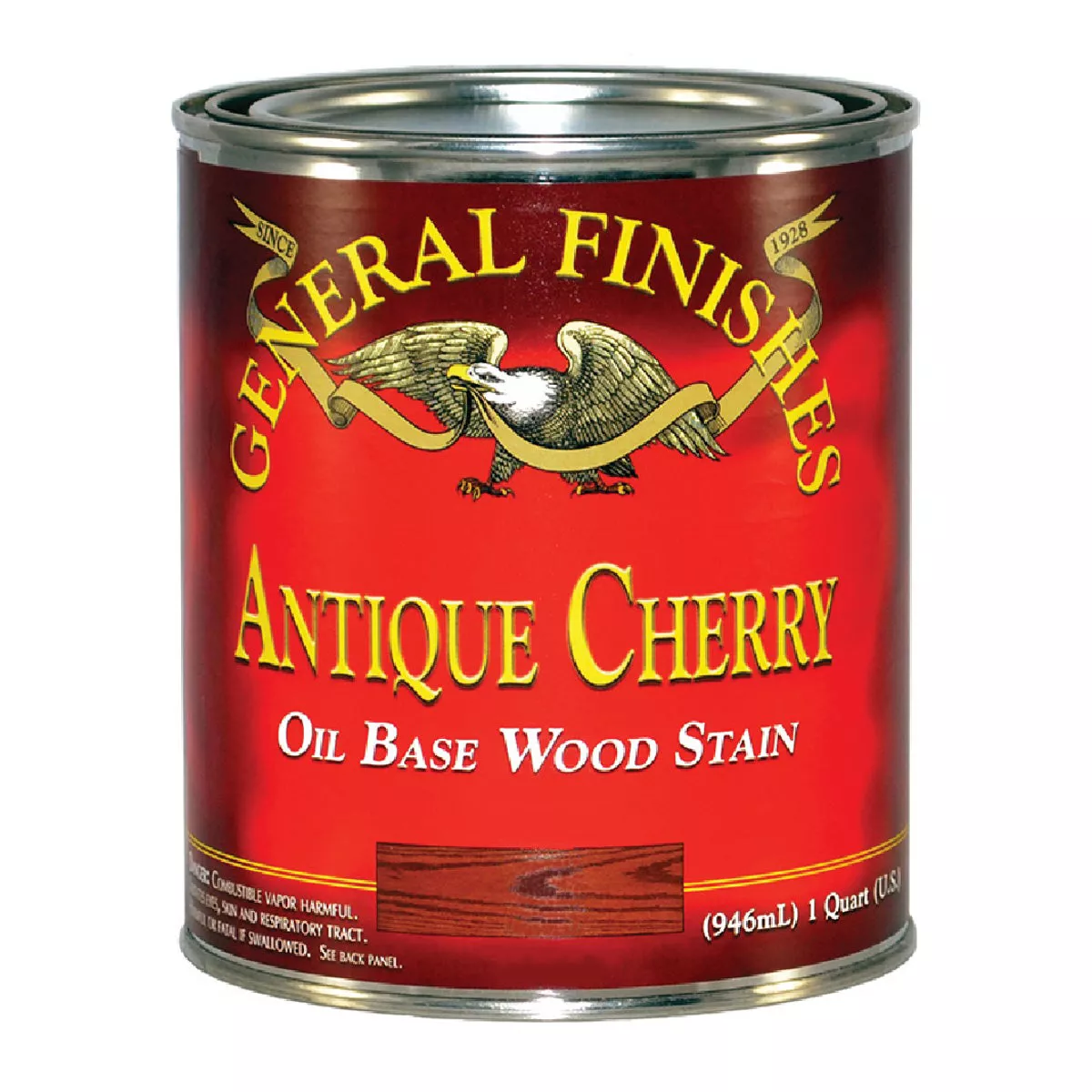 General Finishes Oil Based Antique Cherry Interior Stain, 1 Qt., 196 ...
