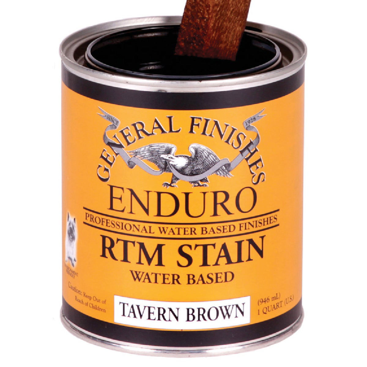 General Finishes Enduro Tavern Brown Interior Stain, 1 Qt., 196-674 ...