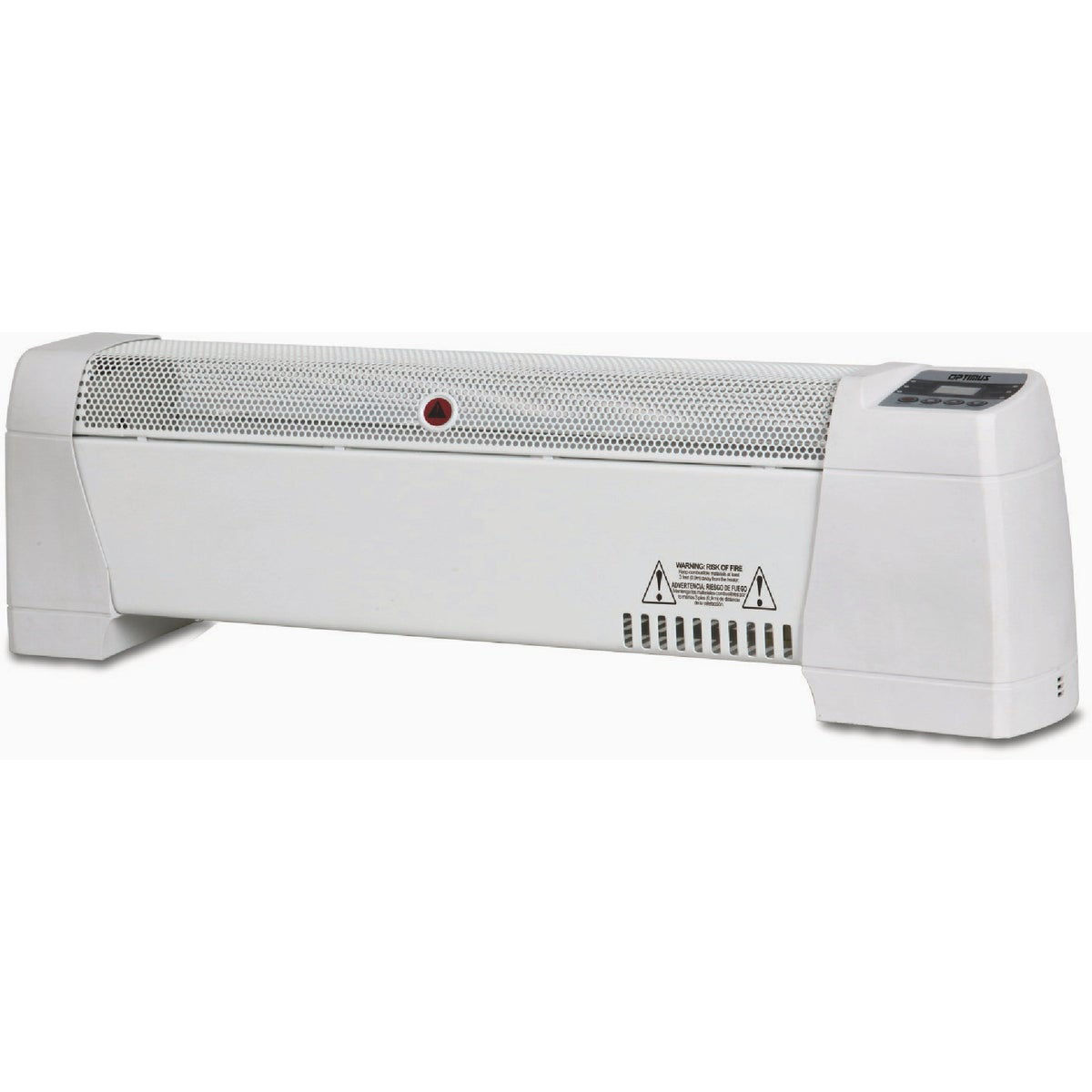 Optimus 1500W 110V 30 In. Baseboard Convection Heater with Digital ...