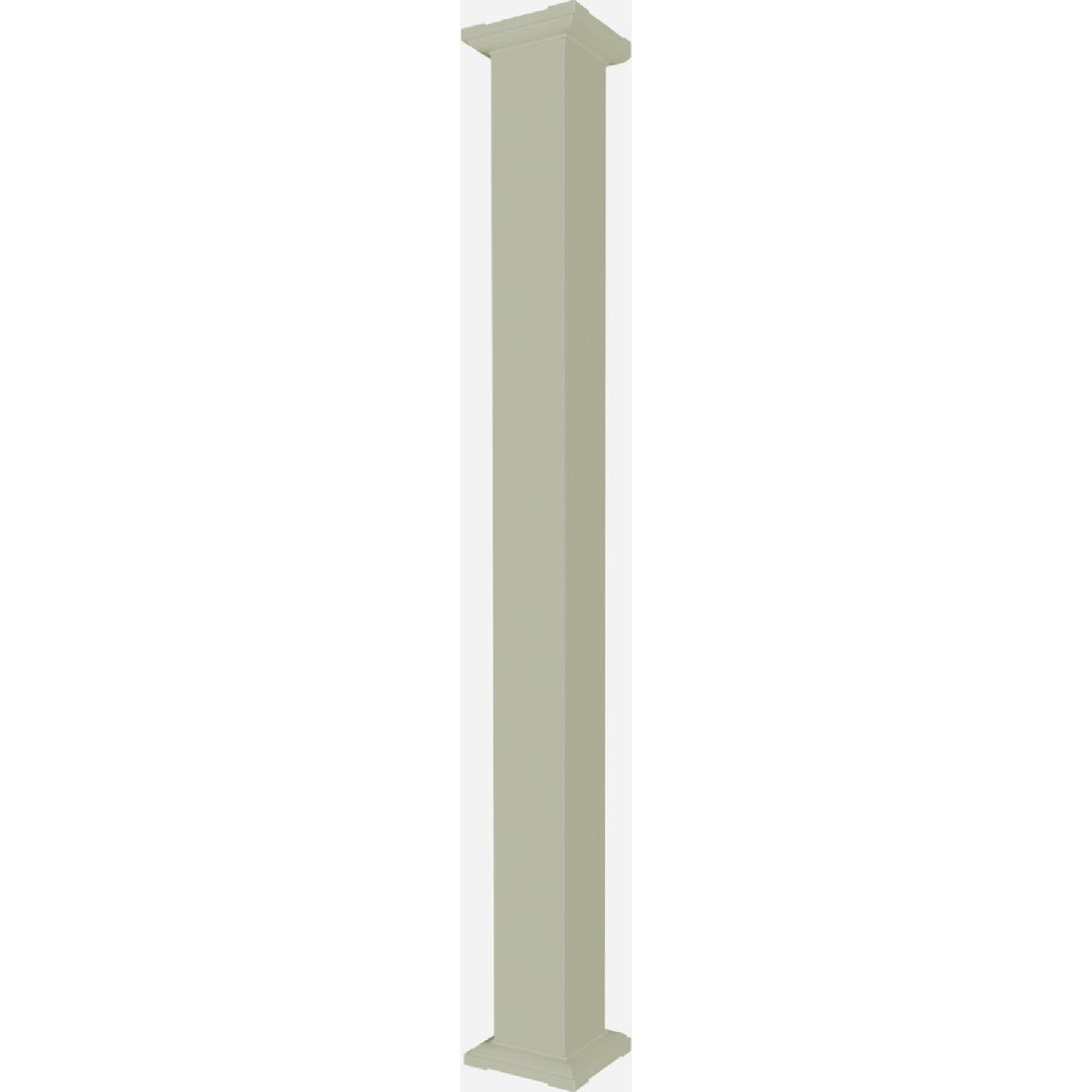 Superior Aluminum Products 6 In. x 8 Ft. Sandstone Square Smooth ...