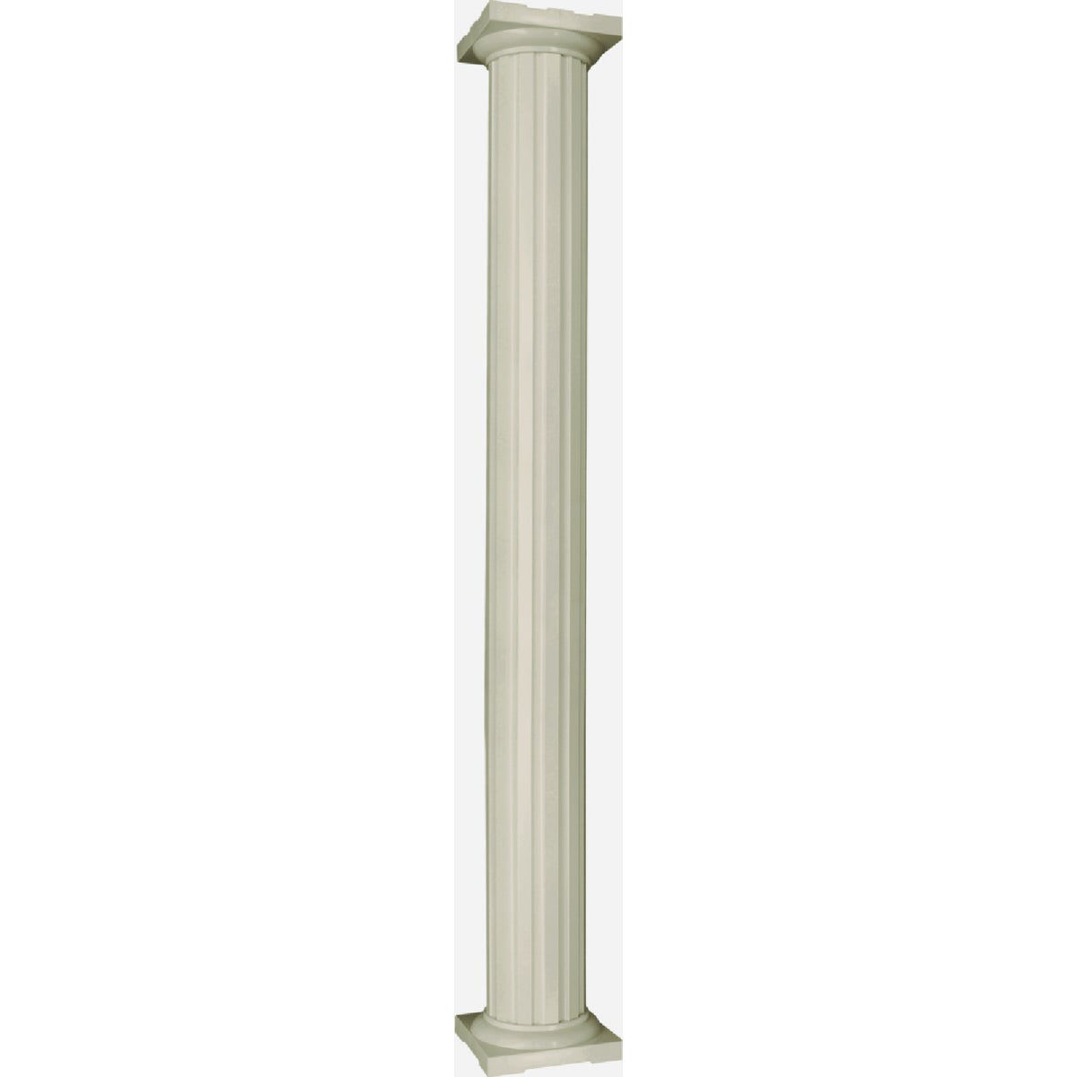 Superior Aluminum Products 8 In. x 10 Ft. Sandstone Round Fluted ...