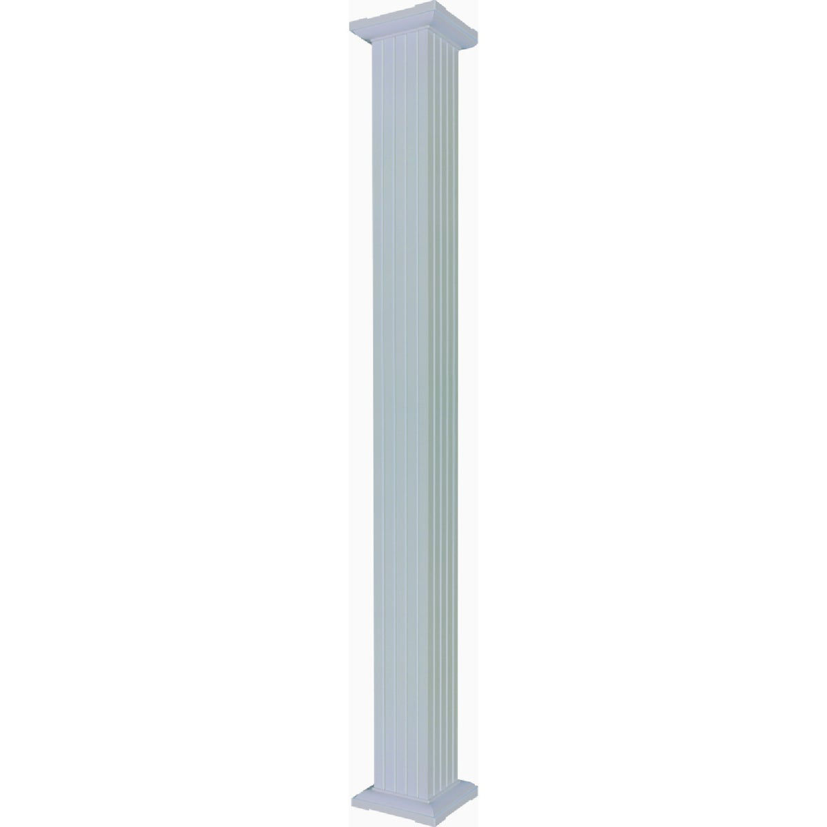 Superior Aluminum Products 10 In. x 10 Ft. Square Fluted Aluminum ...