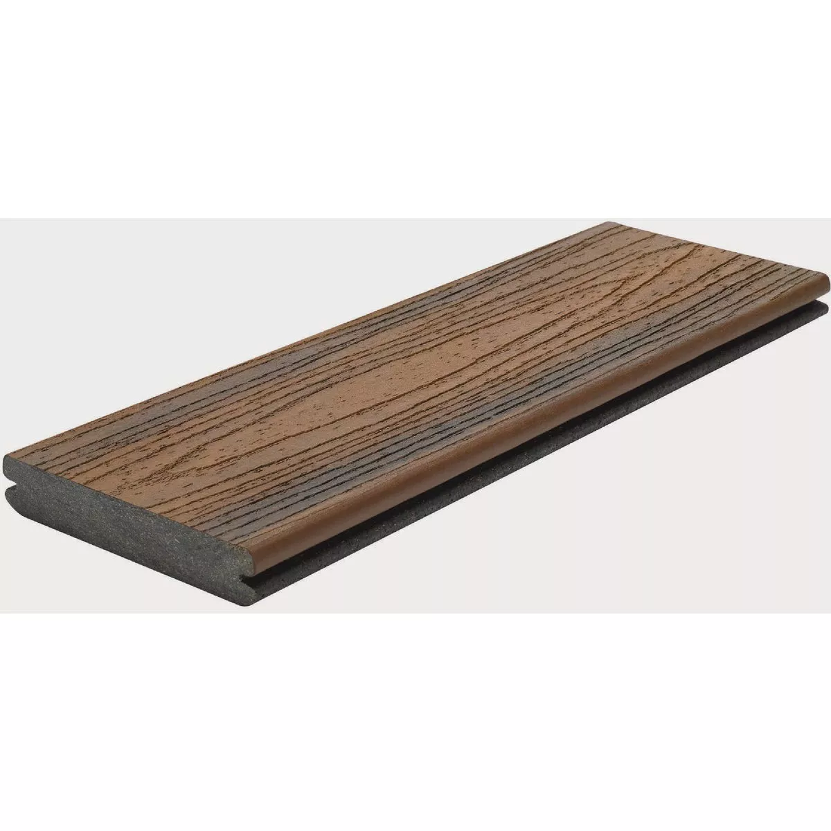 Trex Transcend Tropicals 1 In. x 6 In. x 12 Ft. Spiced Rum Grooved Edge ...