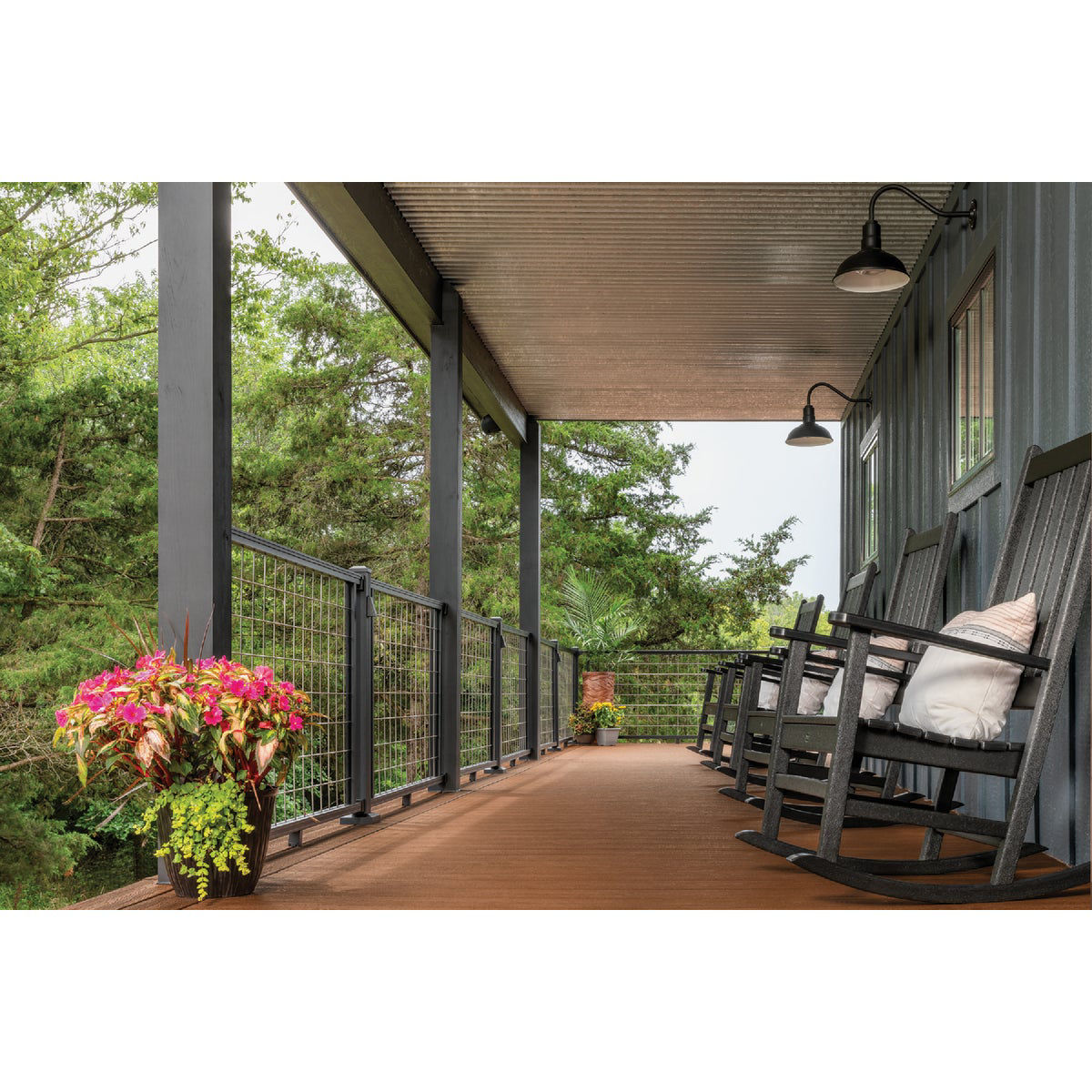 Trex Enhance Basics 1 In. x 12 In. x 12 Ft. Saddle Square Edge ...