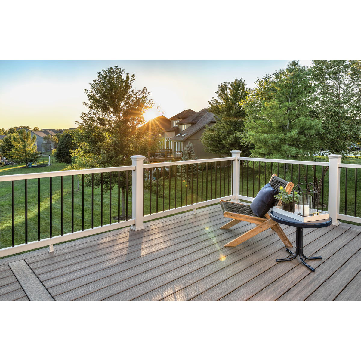 Trex Enhance Naturals 1 In. x 12 In. x 12 Ft. Rocky Harbor Square Edge ...