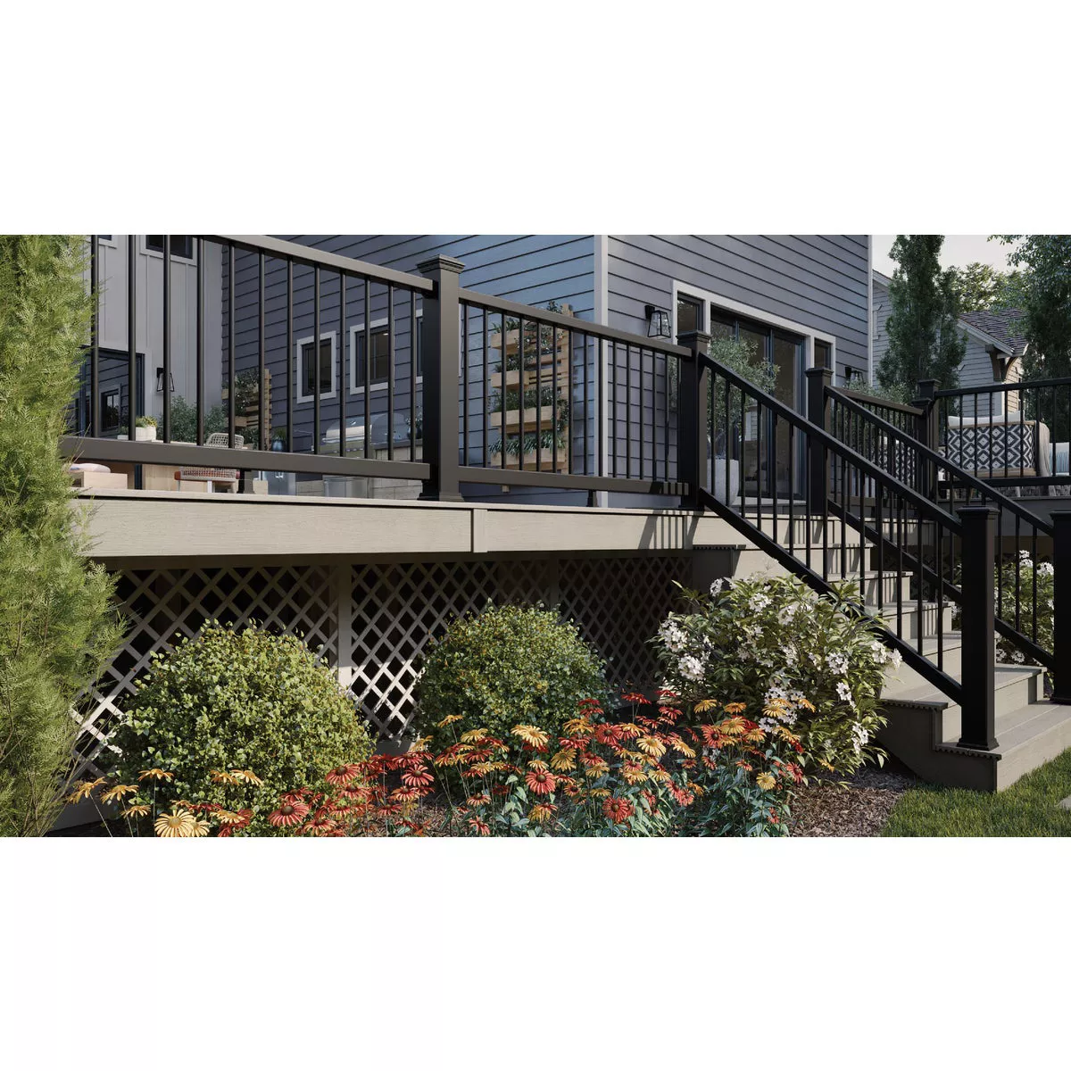 Trex .56 In. x 11.375 In. x 12 Ft. Tide Pool Enhance Basics Decking ...
