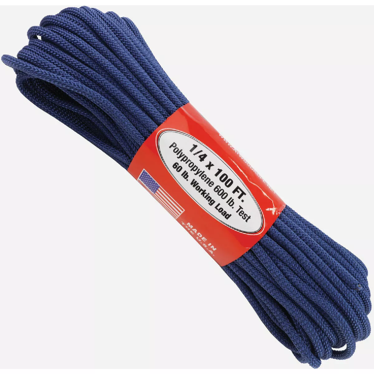 Atwood Rope 1/4 In. x 100 Ft. Diamond Braided Polypropylene Utility ...