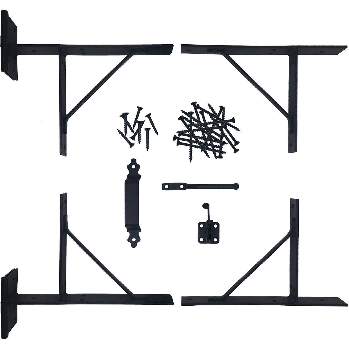 Nuvo Iron Heavy-Duty Gate Corner Frame Brace Kit | Do it Best