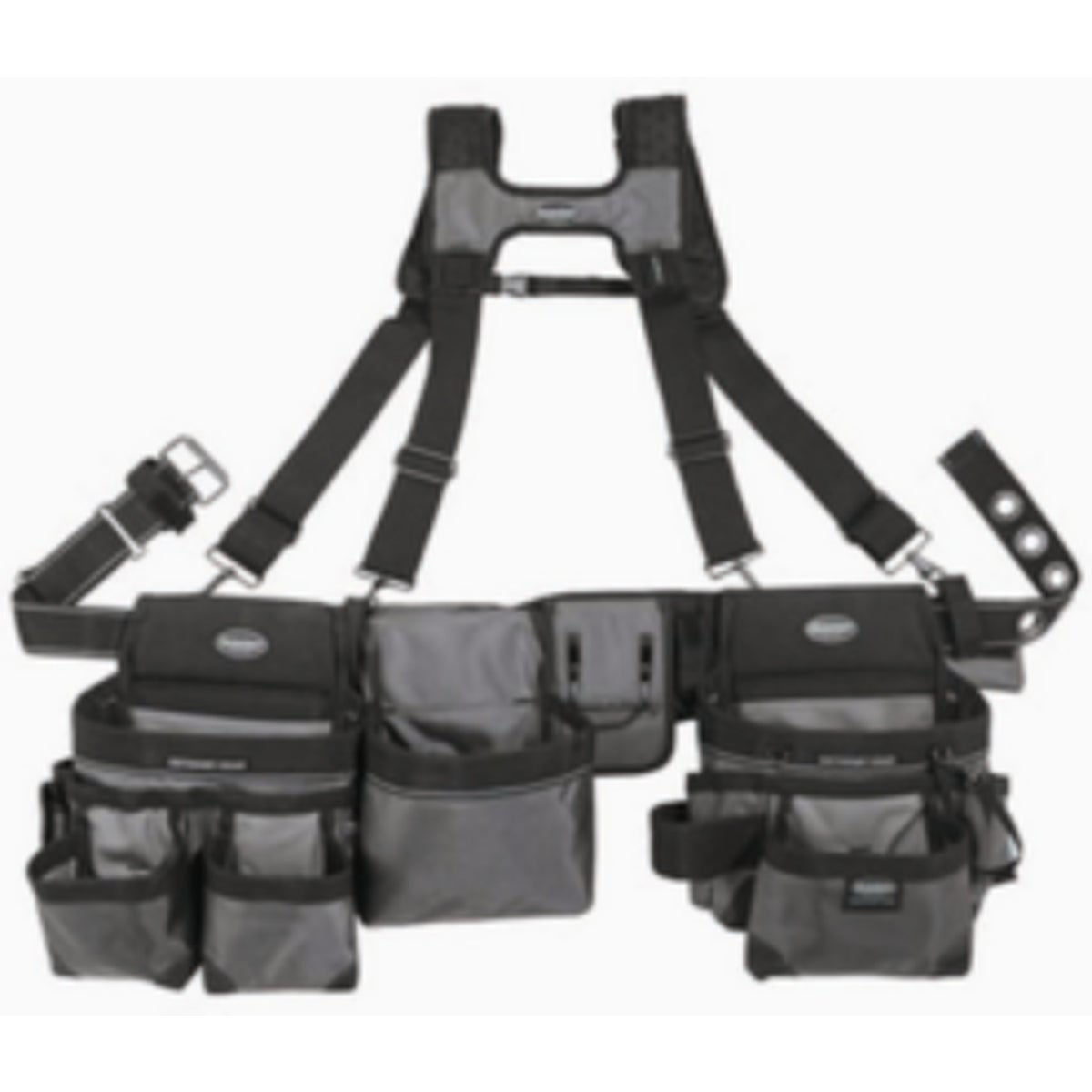 Bucket Boss 3-Bag Mullet Buster Tool Belt with Suspenders | Do it Best