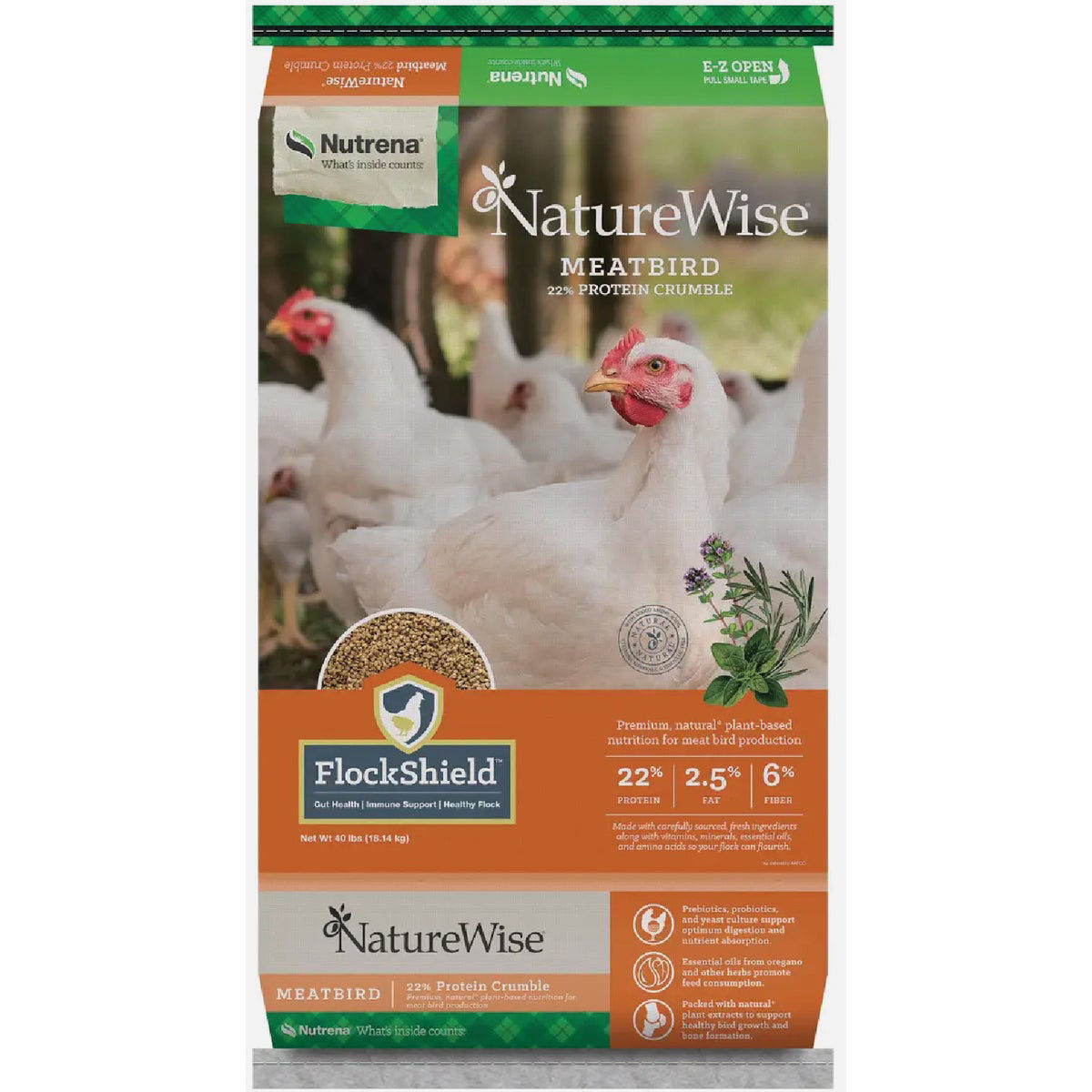 Nutrena NatureWise Meatbird Feed Crumble, 40 Lb. | Do it Best