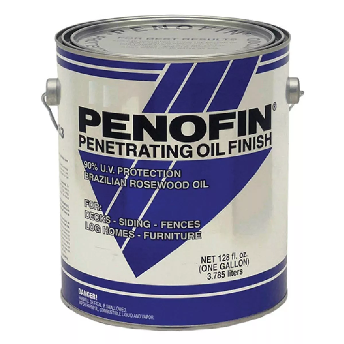 Penofin Blue Label 250VOC One Coat Pacific Pearl Mist Exterior Stain, 1 ...