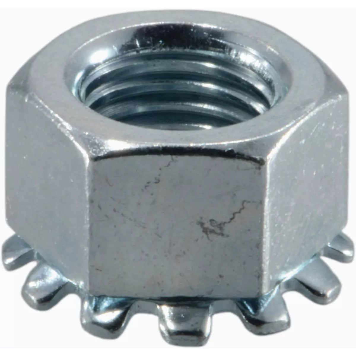 Midwest Fastener 3/8 In.-24 Zinc Plated Grade 2 Steel Fine Thread Kep ...