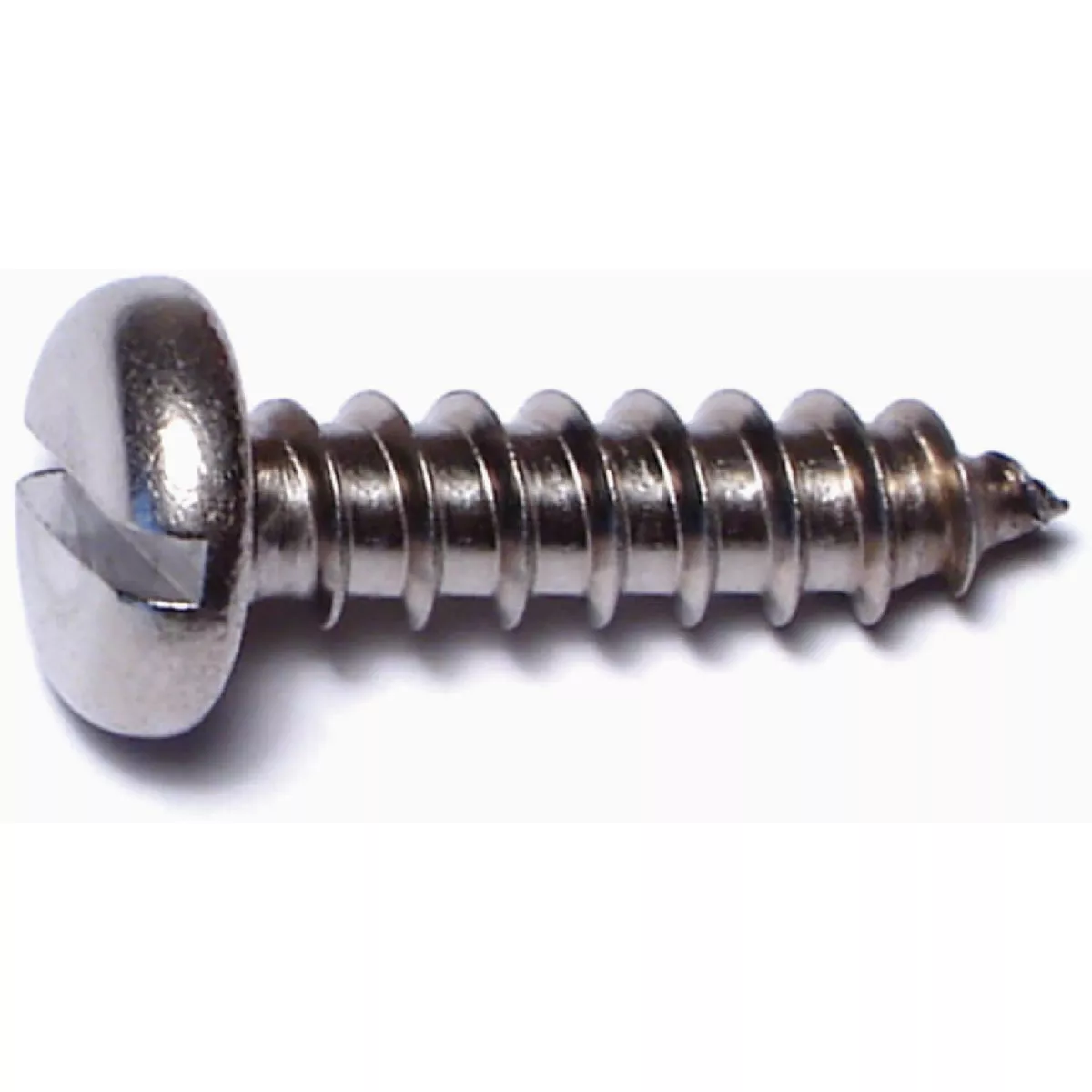 Midwest Fastener #14 x 1 In. 18-8 Stainless Steel Slotted Pan Head ...