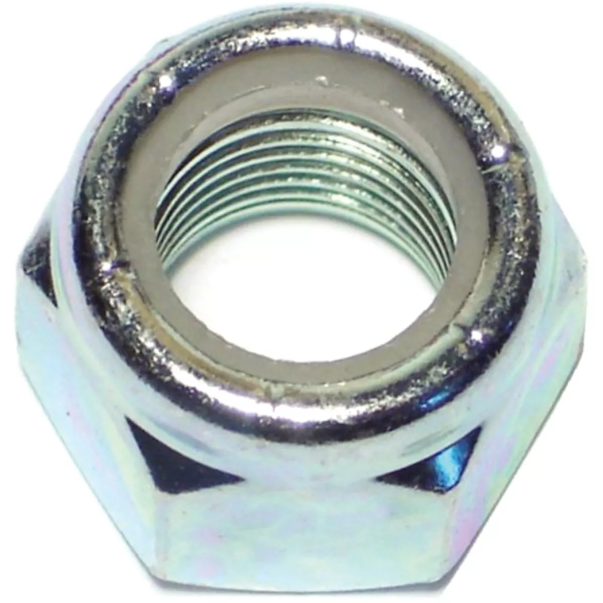 Midwest Fastener 1/2 In.-20 Zinc Plated Grade 2 Steel Fine Thread Nylon ...