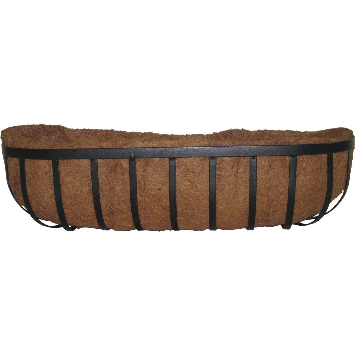 Gardman 30 In. Black Steel Forge Wall Mount Trough Planter | Do it Best